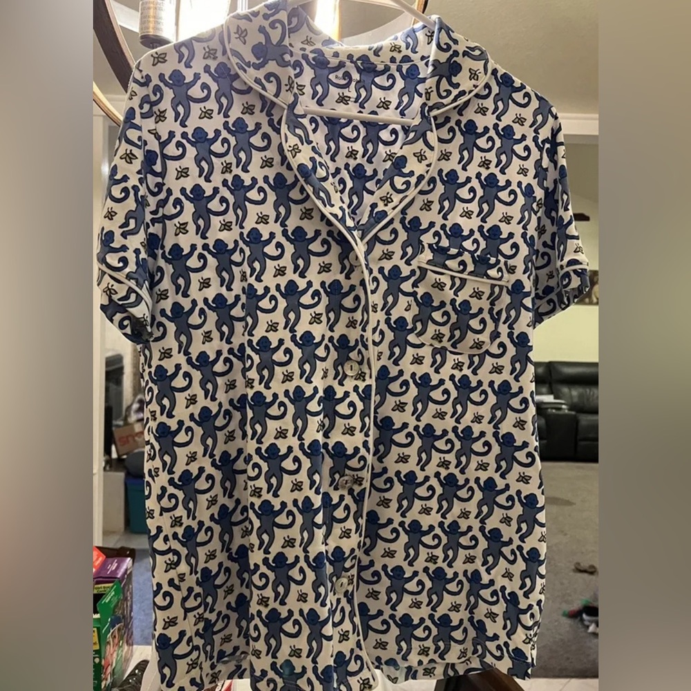 Roller Rabbit Monkey Pajamas - Gem